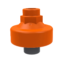 ASV PVC-U Membraandrukopnemer MDM902 1/2" -1/2" EPDM/PTFE Binnendraad ...